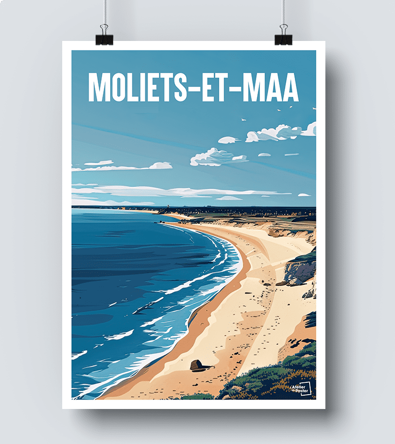 Affiche Moliets et Maa – L'Atelier du Poster