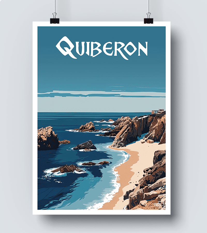Affiche Quiberon – L'Atelier du Poster