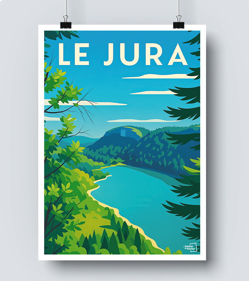 Affiche Département du Jura – L'Atelier du Poster