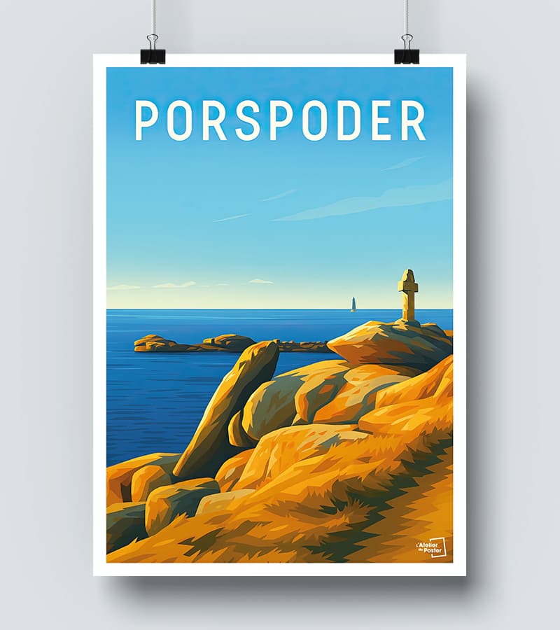 Affiche Porspoder – L'Atelier du Poster
